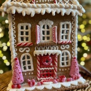 Holiday | Gingerbread House Glitter Glam Village Christmas Holiday ...